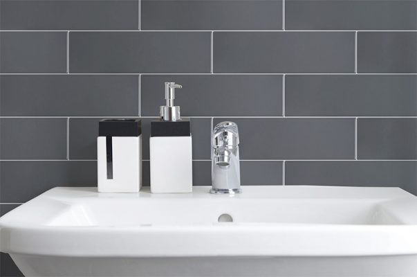 Graphite (Dark Gray) Gloss - Terra Tile and Marble